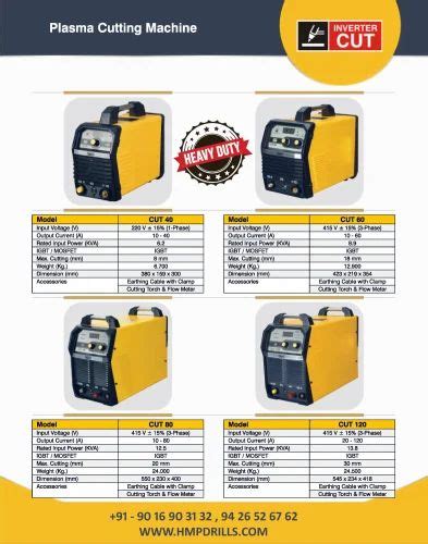 Hmp Cut 100 Inverter Air Plasma Cutting Machine 3 Phase Igbt Module
