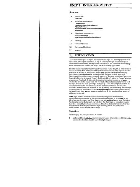 Unit 7 Complete Pdf Pdf Interferometry Complex Number