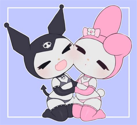 My Melody And Kuromi Onegai My Melody Drawn By Robotpixiv42325944