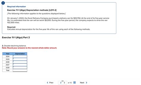 Solved Required InformationExercise 11 1 Algo Chegg Com