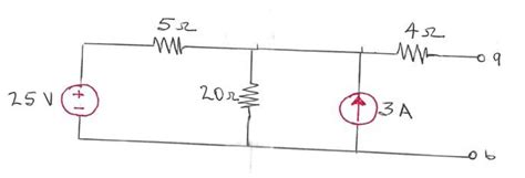 Solved VTH Across The Terminals A B Is RTH Is The Chegg Com