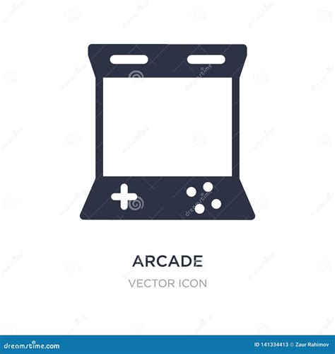 Arcade Icon On White Background Simple Element Illustration From