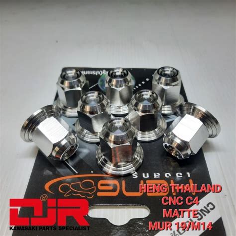Jual Mur 10 12 14 17 19 Topi Probolt Stainless Matte Model CNC C4