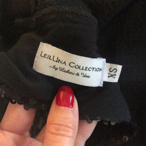 Leiluna Dresses Leiluna Collection Black Sequin Backless Mini Poshmark