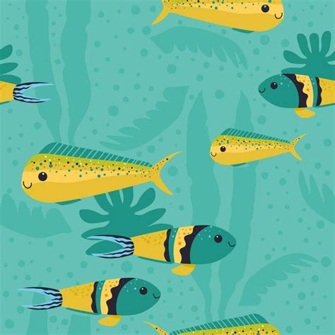 Exotic Tropical Fish Aquarium With Flora Vector 26199876 Vector Art At