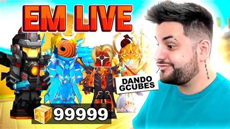 Blockman Go Ao Vivo Dando Gcubes Youtube