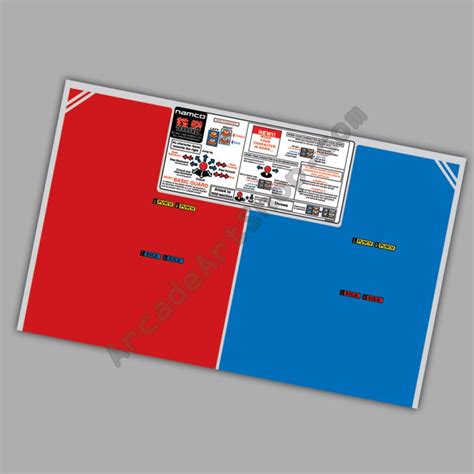 Tekken 2 Control Panel Overlay Cpo Arcade Art Shop