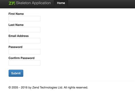 Form Creation In Zend Framework 2 Siphor