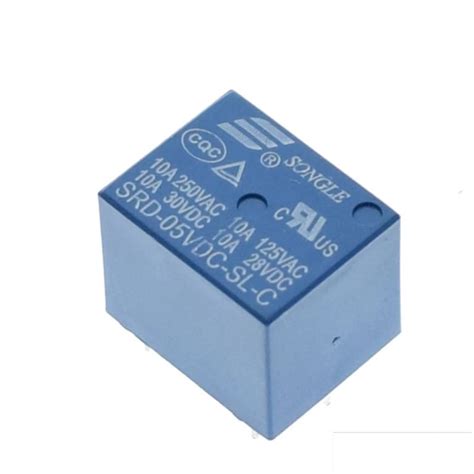 Rele Relevo Songle Srd 05vdc Sl C Pcb 5v 5 Pines 10a Yorobotics