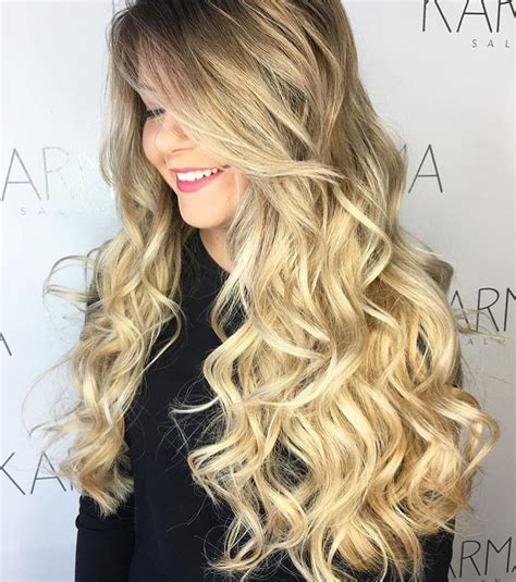 Long Blonde Locks And Curls For Days This Head Of Hair Would Even