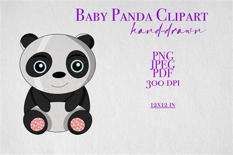 Baby Panda Illustration Graphic By Ssolovyeva Designs Creative Fabrica