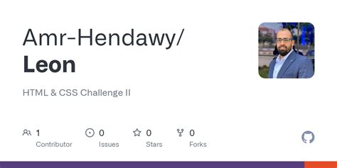 Github Amr Hendawyleon Html And Css Challenge Ii