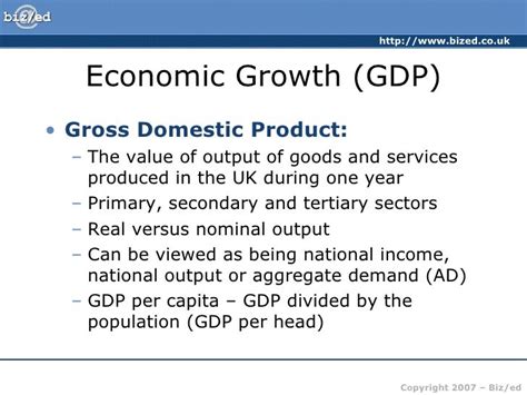 Measures Of Economic Performance