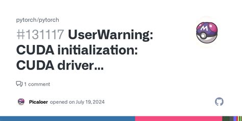 userwarning cuda initialization cuda driver initialization failed you might not have a cuda