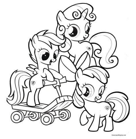 Mlp Coloring Pages To Print Free Printable Coloring Pages