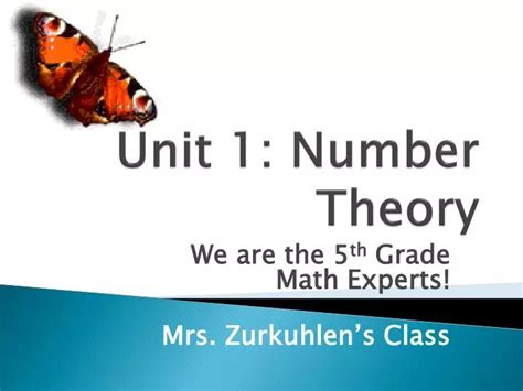 PPT Unit 1 Number Theory PowerPoint Presentation Free Download ID 6552770