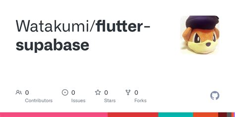 Github Watakumi Flutter Supabase