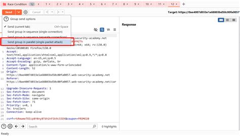 Race Condition Portswigger Lab 1 Limit Overrun Race Conditions Asad