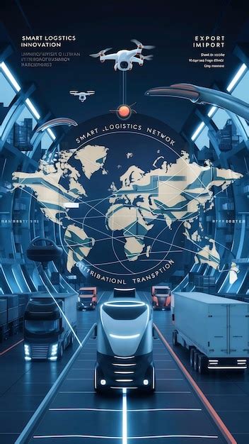Global Logistics Network Distribution And Transportation Ui Smart