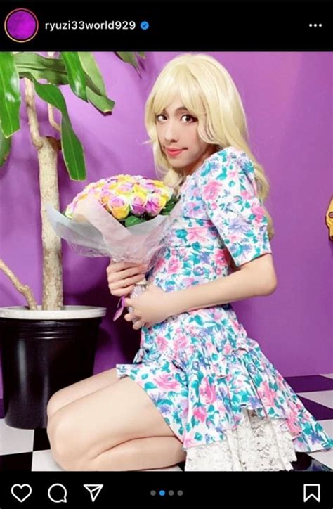 「美人国宝」 りゅうちぇる、メークばっちり“本気女装”ショットに称賛の声続々！ オトナンサー