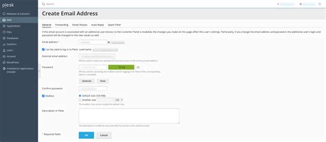 How To Create An Email Address In Plesk