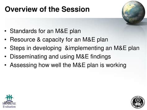 Ppt Developing And Implementing A Monitoring And Evaluation Plan Powerpoint Presentation Id