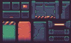 Sci Fi Pixel Art Ideas In Pixel Art Pixel Game Art