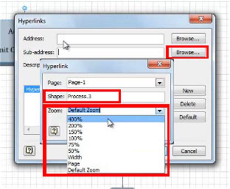 Learn How To Create Links Going To A Specific Shape Within A Visio