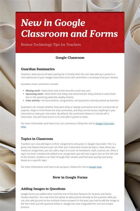 New In Google Classroom And Forms Google Classroom Classroom Teachers