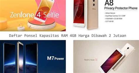 Ponsel Kapasitas Ram Gb Seharga Dibawah Jutaan Terbaru Abi Awam Bicara