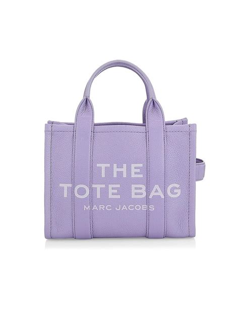 Marc Jacobs The Leather Mini Tote Bag In Blue Lyst