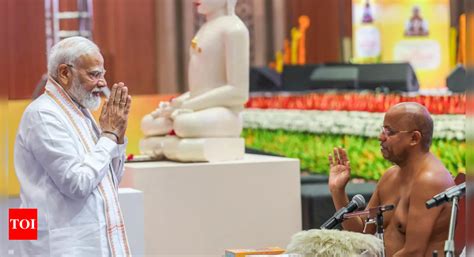 India Safe Haven For Humanity Says Pm Modi On Mahavir Jayanti India