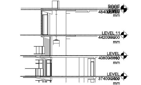 This Autocad Drawing File Presents Building Section Details Design