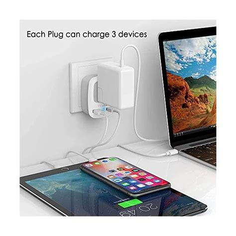 European Travel Plug Adapter Pack TESSAN International Power Adaptor USB Type C Outlet