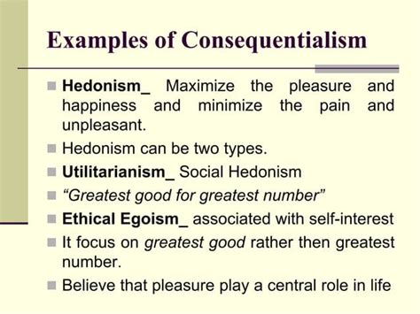 Consequentialist And Non Consequentialist Theory Ppt