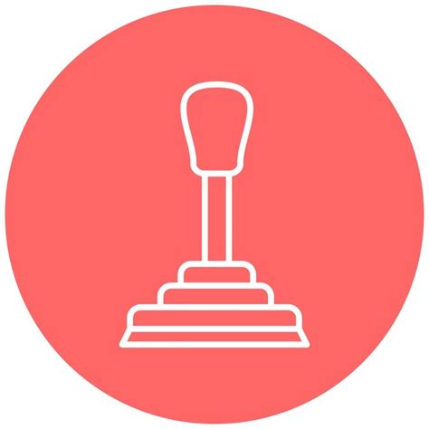 Estilo Del Icono Del Cambio De Marchas Del Coche Vector Premium