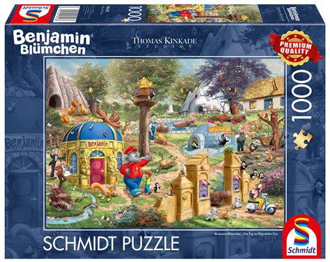 PQ Puzzle 1000 el THOMAS KINKADE Słoń Benjamin