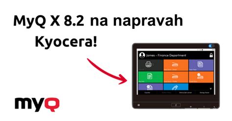 MyQ X Embedded Terminal 8 2 za naprave Kyocera Računalniške novice