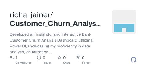 Github Richa Jainercustomerchurnanalysisdashboard Developed An Insightful And Interactive