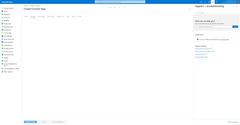 When Creating Azure Function App I Am Stuck On The Storage Page