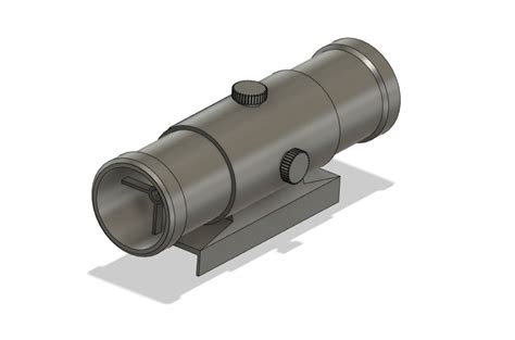 Nerf Acog Style Sight Attachment Universal Digital Stl File Etsy