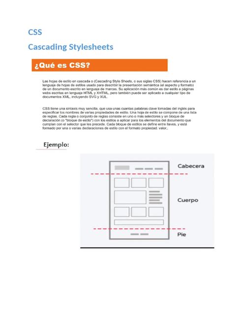 Css Cascading Stylesheets Pdf