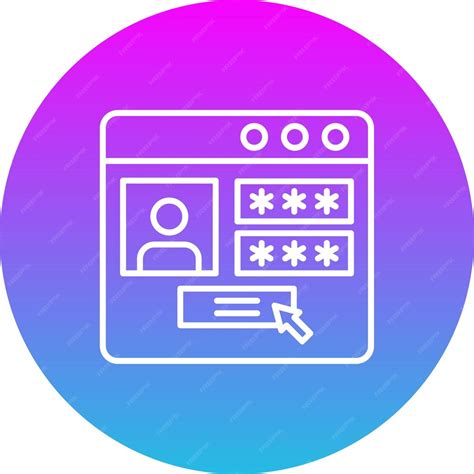 로그인 아이콘 프리미엄 벡터