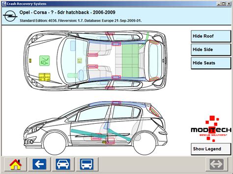 2013 Opel Corsa Body Structure And Airbags Boron Extrication