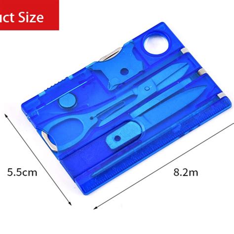 Stainless Steel 12 In 1 Camping Tool Kit Portable Durable All In