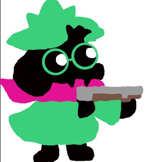 Ralsei With A Gun Template Blank Template Imgflip