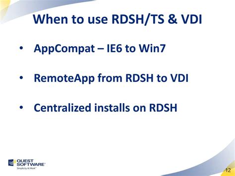 PPT VDI Versus RD Session Host Terminal Server PowerPoint Presentation ID 1360999