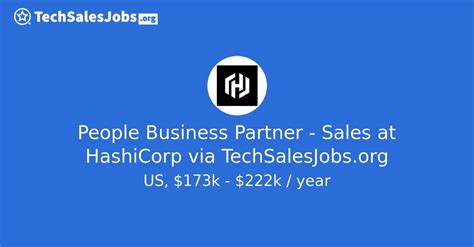 People Business Partner Sales At Hashicorp Via R