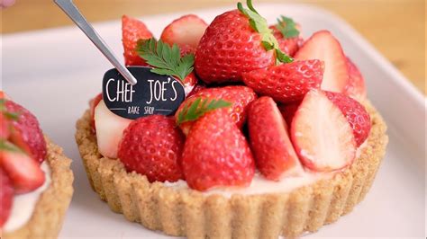 สตอเบอร์รี่ชีสพาย ทำง่าย ไม่ใช้เตาอบ ชีสพาย Cheese Pie ทำขนมกับเชฟโจ Ep