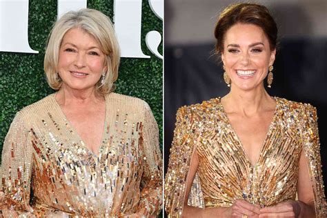 Martha Stewart Kate Middleton In Similar Jenny Packham Gowns